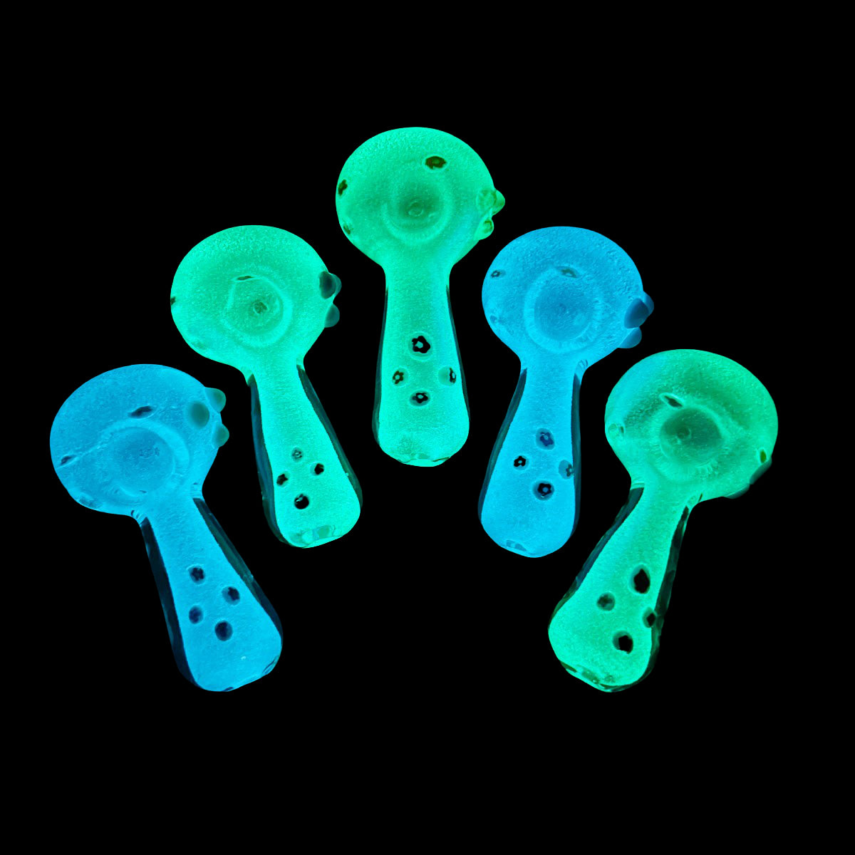 Glow in the Dark Glass Hand Pipes | USA Bulk Orders – LA Wholesale Kings