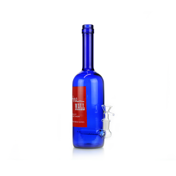 12" Kathrina Mall Wine Bottle Bong with 14mm Male Bowl