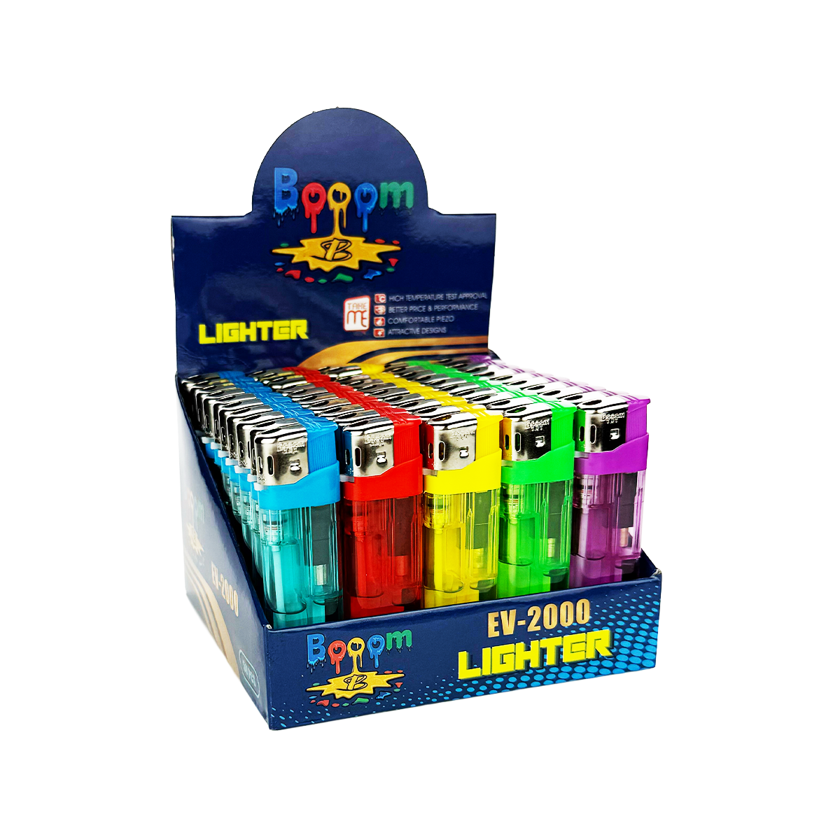 Boom Lighter 50 PCS Display – LA Wholesale Kings