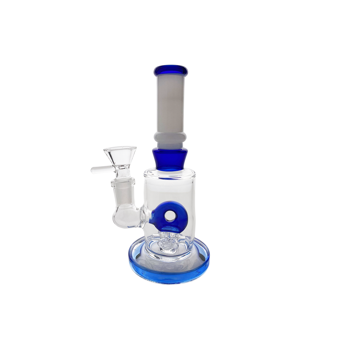 6" Water Pipe with Donut Shower and 14mm Male Bowl – LA Wholesale Kings